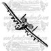 A-10 A10 A10 Decal USAF Thunderbolt II BRRRT Warthog Plane Die Cut ...
