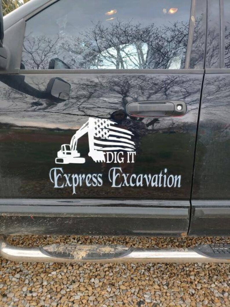 Dig It Excavator Decal Excavation Heavy Equipment Operator - Etsy
