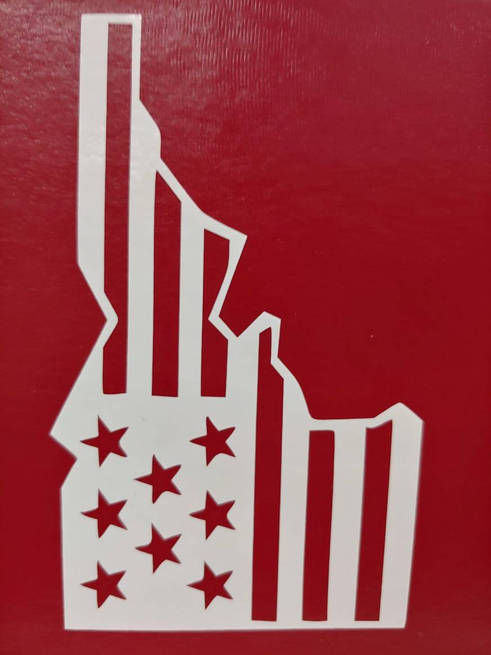 Idaho American Flag ID Flag 208 Idaho Exterior / | Etsy