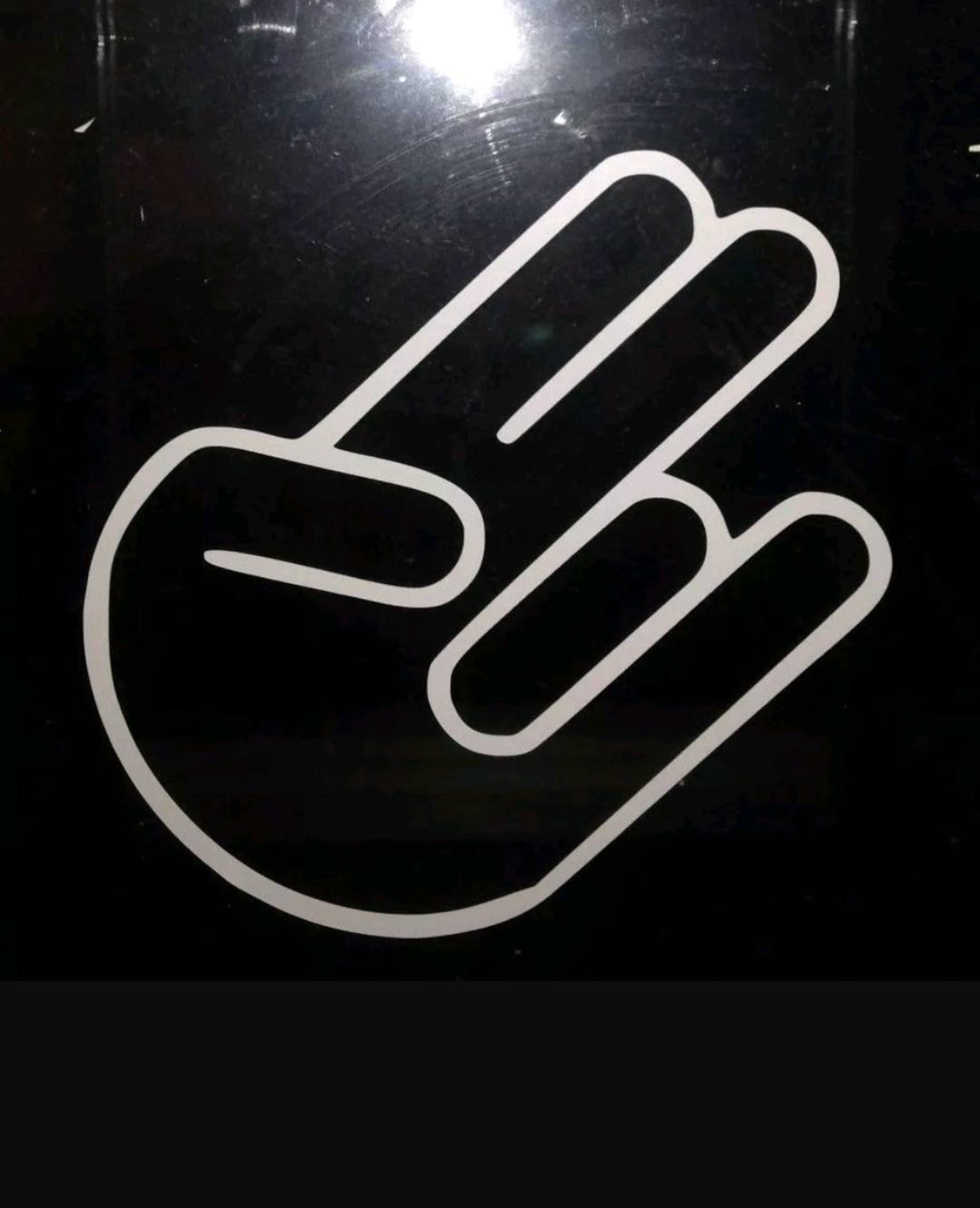 The Shocker Decal Shocker Hand Logo Vinyl Car Die Cut | Etsy
