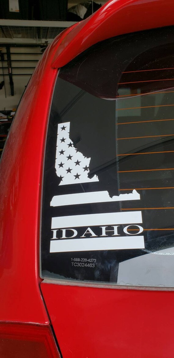 Idaho Flag Idaho Sticker Idaho Decal Exterior Decal Sticker | Etsy