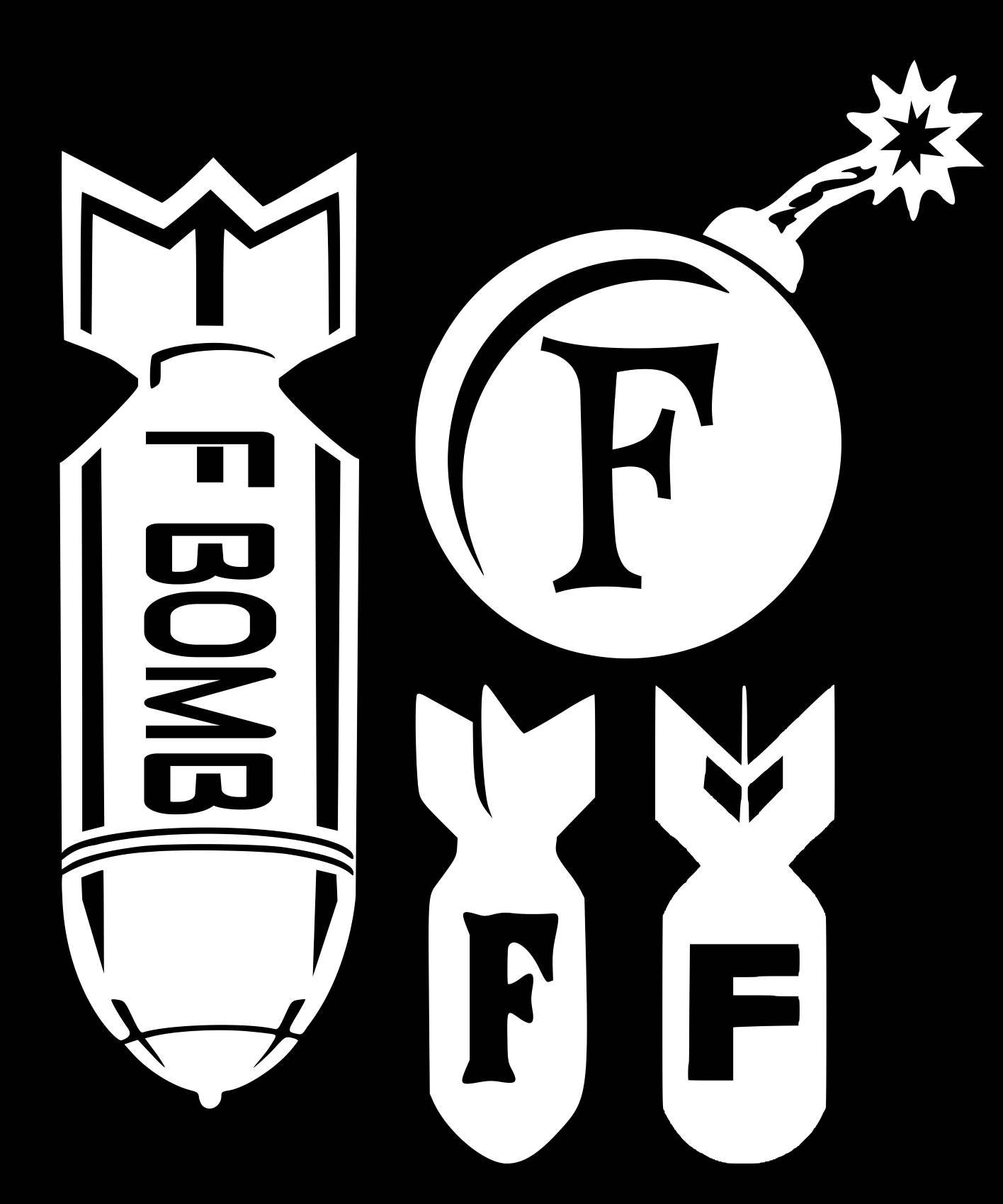 F-bomb F Bomb Bomber A-bomb 4 Styles Die Cut - Etsy