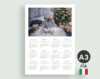 Italian Wall Calendar - Etsy