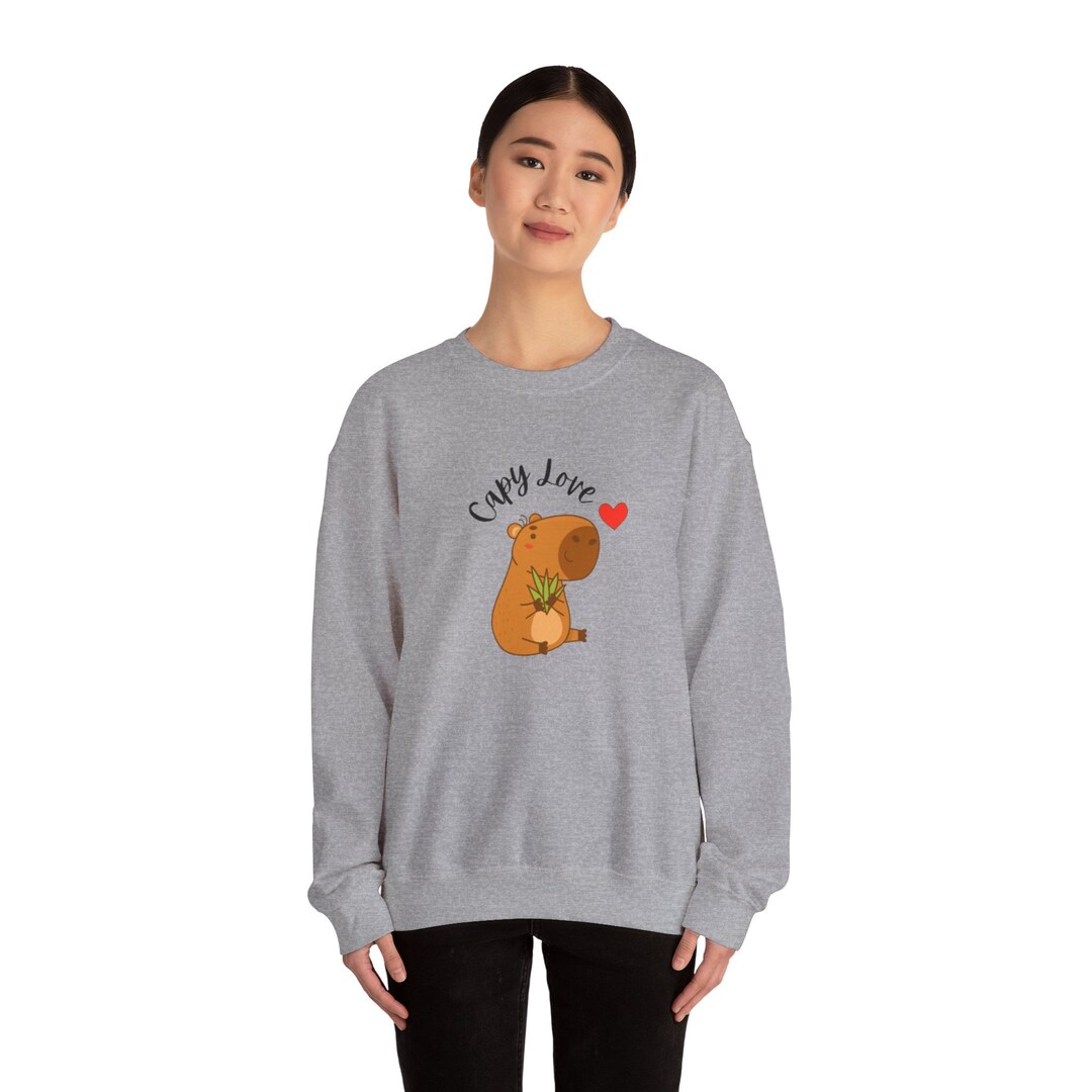 Capy Love Capybara Vibes Capybaras Rodent Sweatshirt Inspirational - Etsy