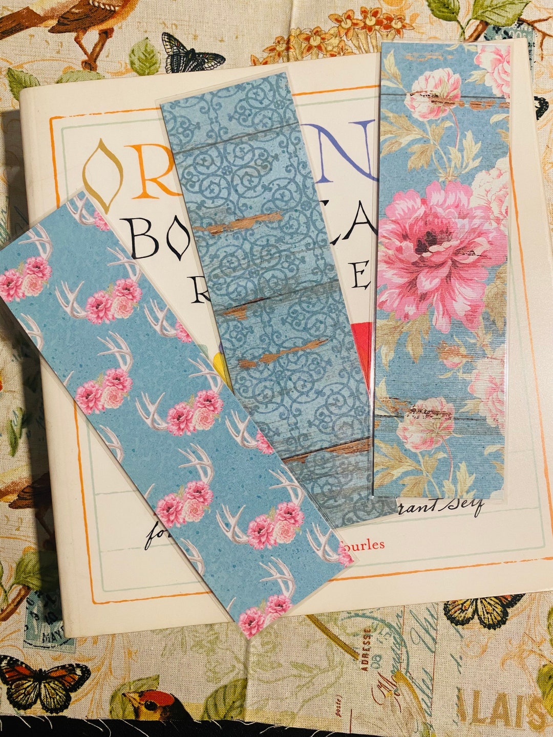 Boho Style Laminated Bookmark Set of 3 Kids Adults Geometric Bookmarks ...