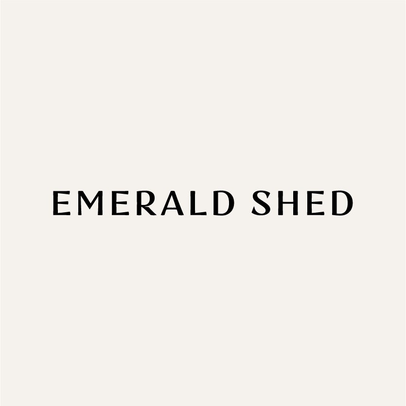 Emerald Logo Set Premade Hand Drawn Logo Interior - Etsy