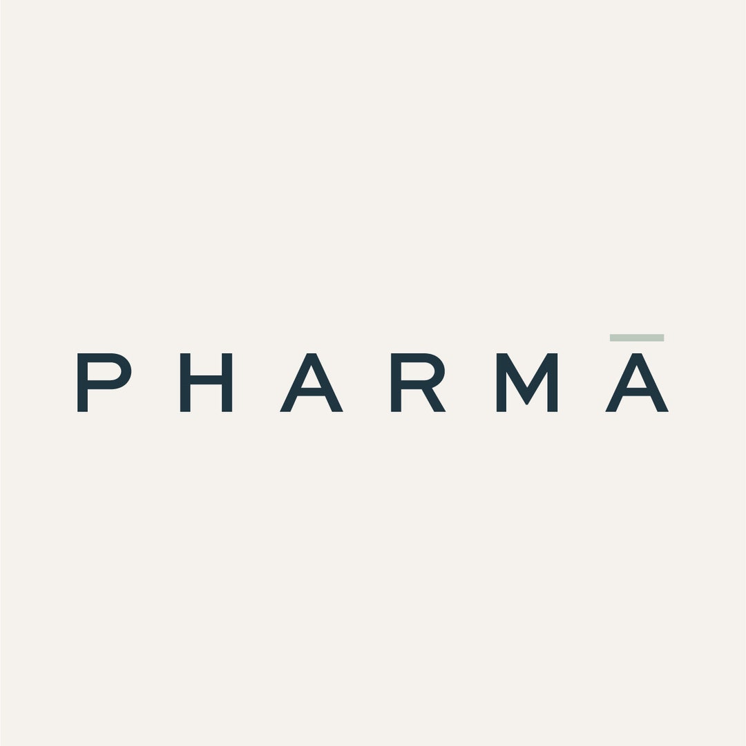 Pharma Logo Set Premade Hand Drawn Logo Pharmacy Design-hand Drawn Logo ...