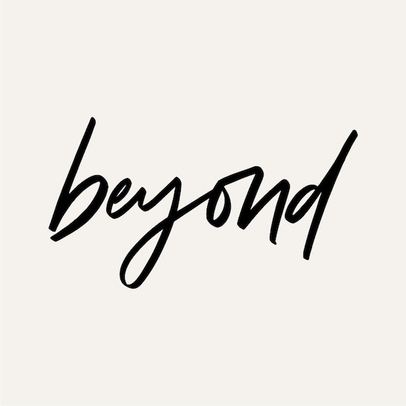 Beyond Logo Set Premade Hand Drawn Logo Boutique Design-hand - Etsy
