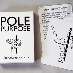 Choreography Cards for Pole Dancers - Etsy