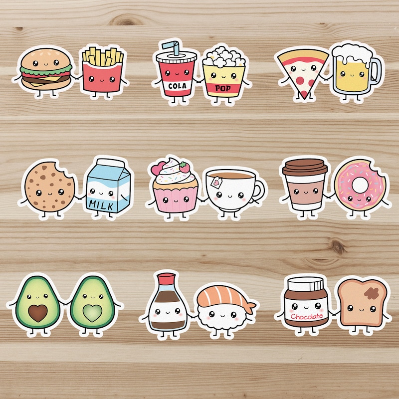 Food Stickers - Etsy