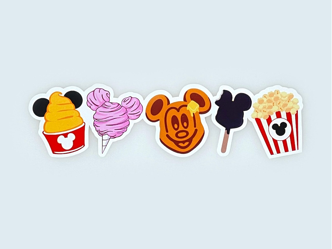 Disney Snack Stickers | Etsy