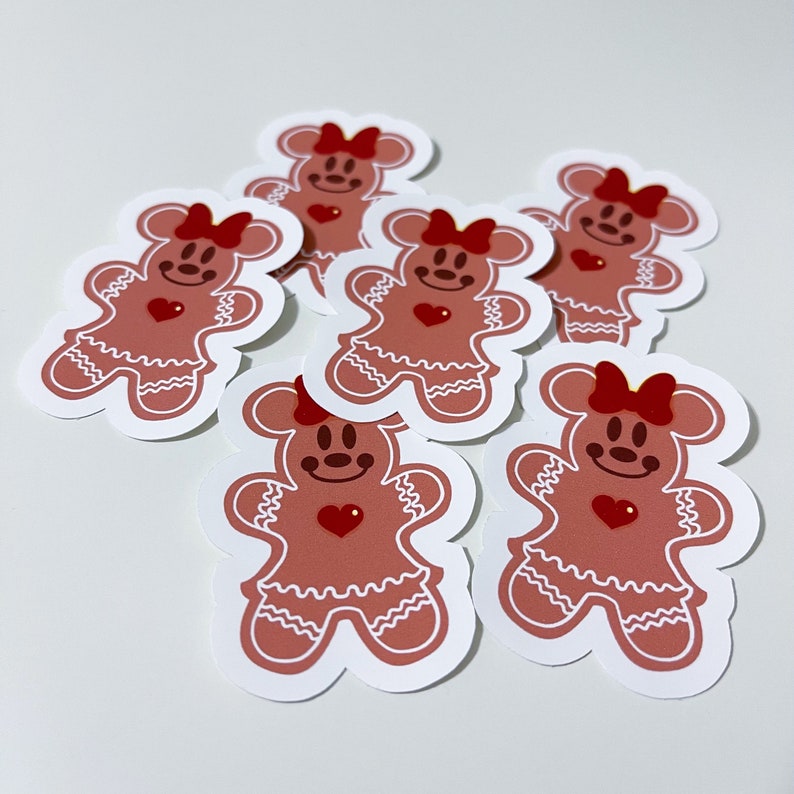 Disney Gingerbread Sticker - Etsy