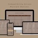 Minimalist Brown Aesthetic Digital Wedding Planner Template Compatible ...