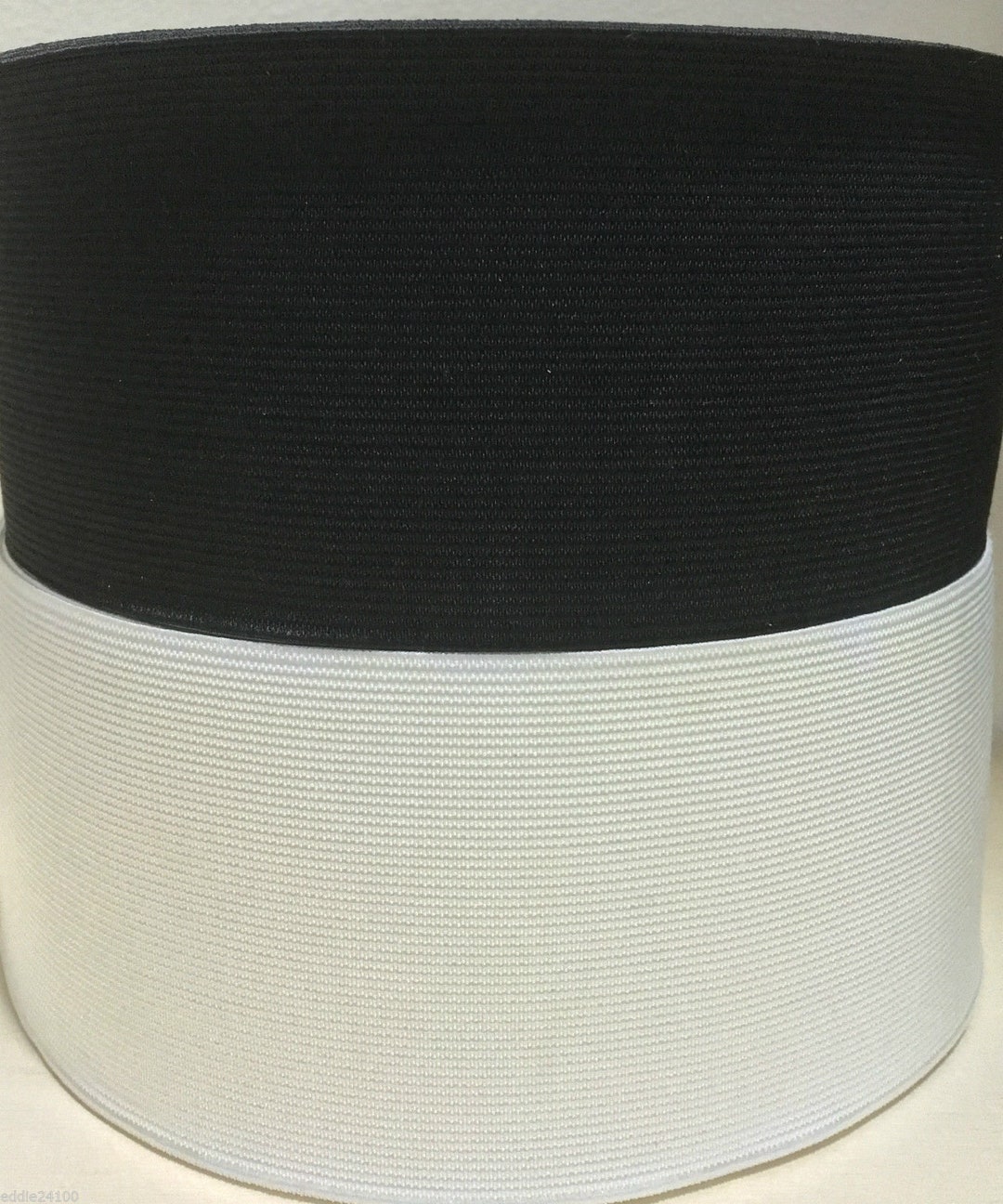 3 Inch, 75mm, Wide Black & White Premium High Quality Flat Woven ...