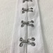 HOOK and EYE 20mm 2cm Tape Fastener Black & White Corset Bra Lingerie ...