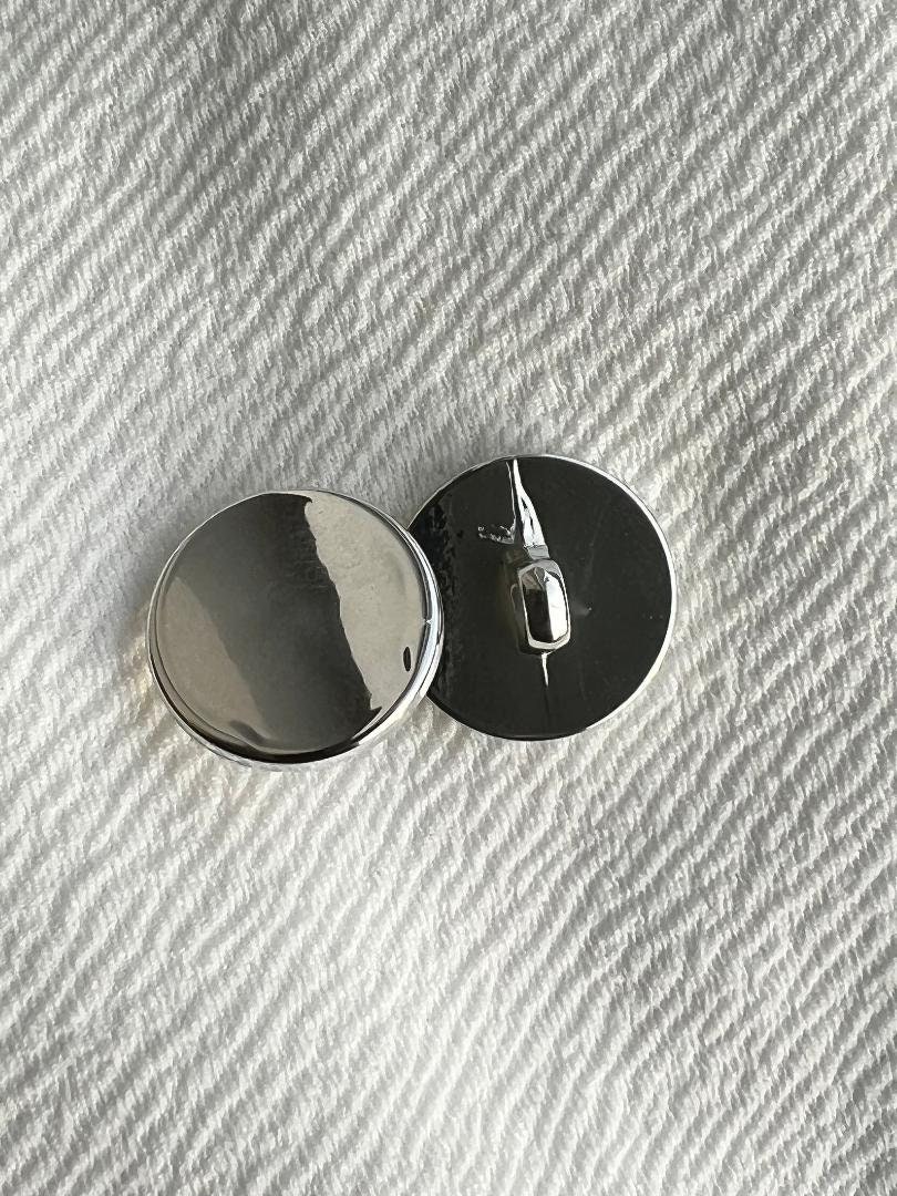 Gold or Silver Blazer Flat Shank Buttons 20mm - Etsy