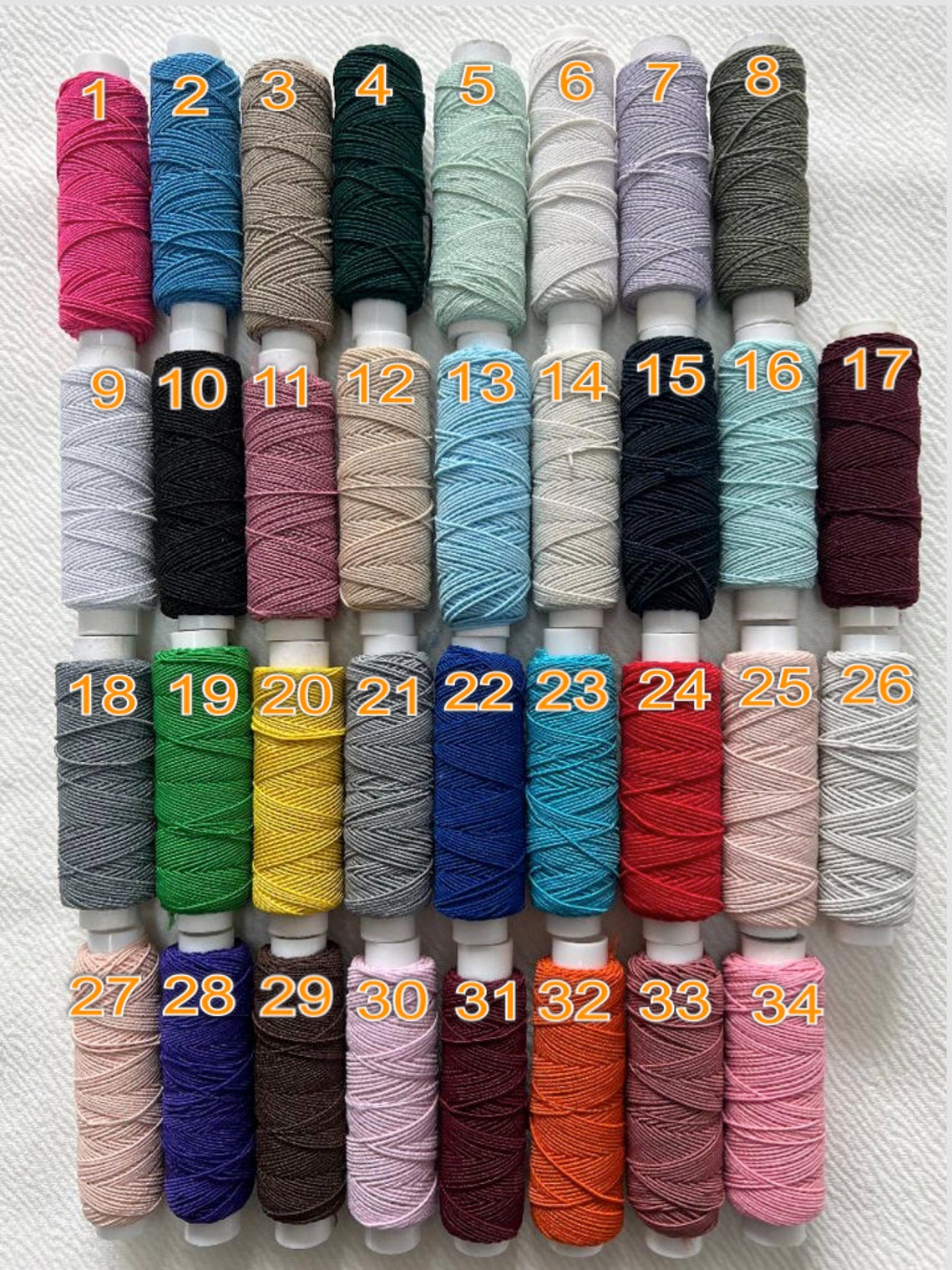 Shirring Shearing Pack of 2 Reels, ANY 2 COLOURS CHOOSE ,elastic Thread ...