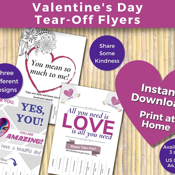 Tear off Flyer - Etsy