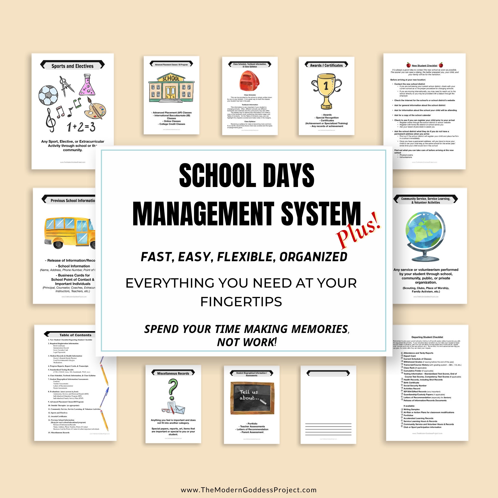 School Days Management System, Kids, Organized, Easy, Fast ...