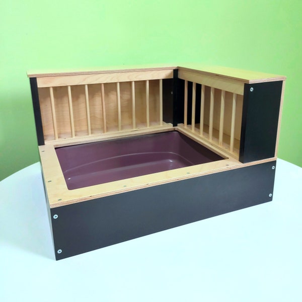 Rabbit Litter Box Hay Feeder - Etsy