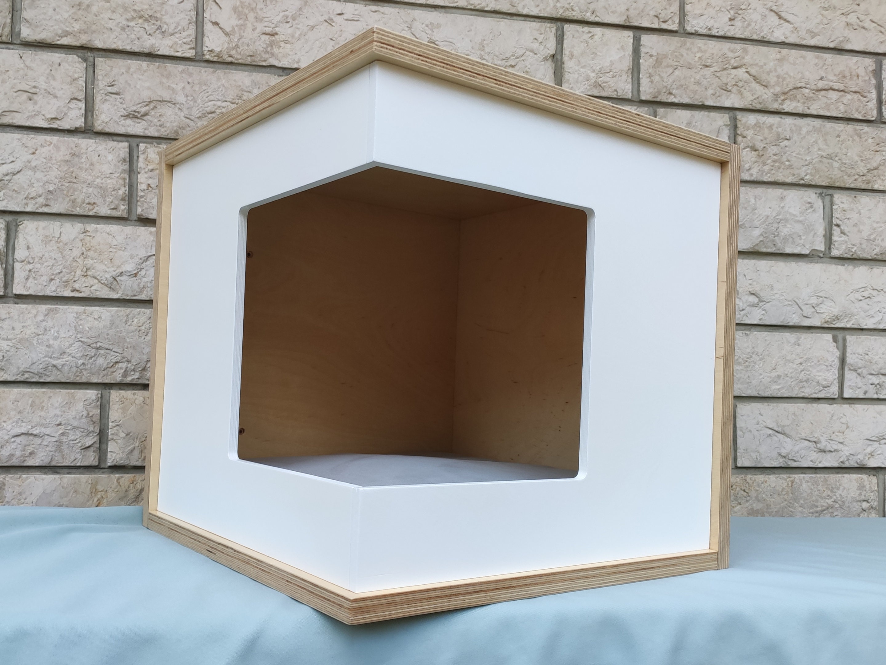 Wally CornerBox Cat Shelf Cat box Wall Mounted Cat Bed | Etsy