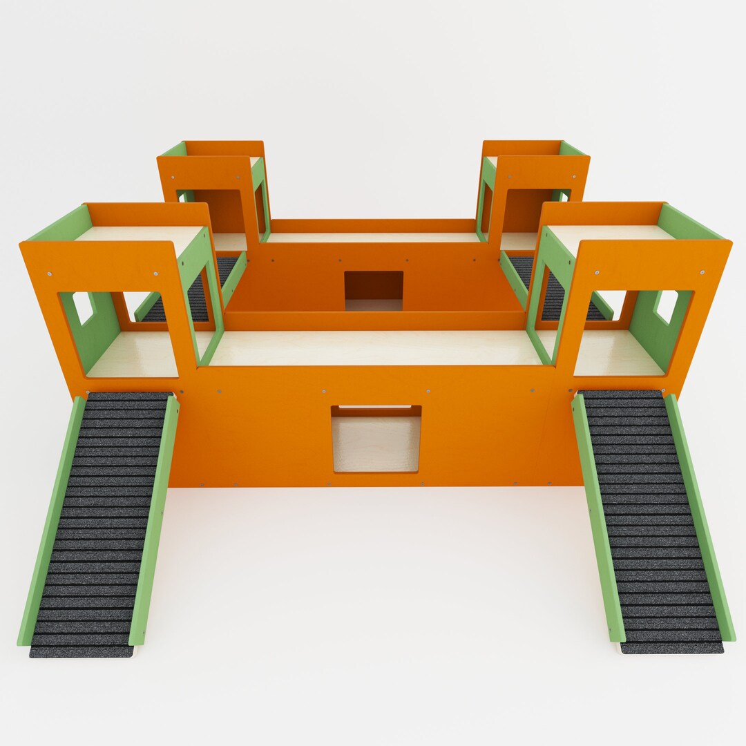 Nibbler Town, Bunny Rabbit Castle With 4 Towers, Playground, Hideout ...