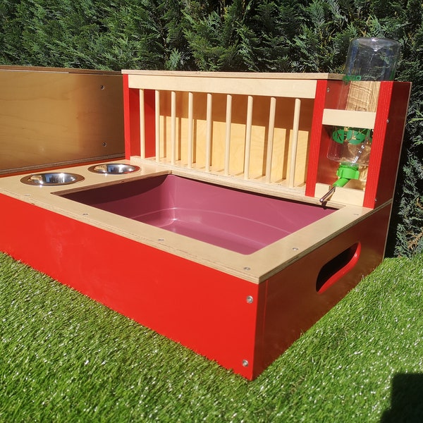 Rabbit Litter Box Hay Feeder - Etsy