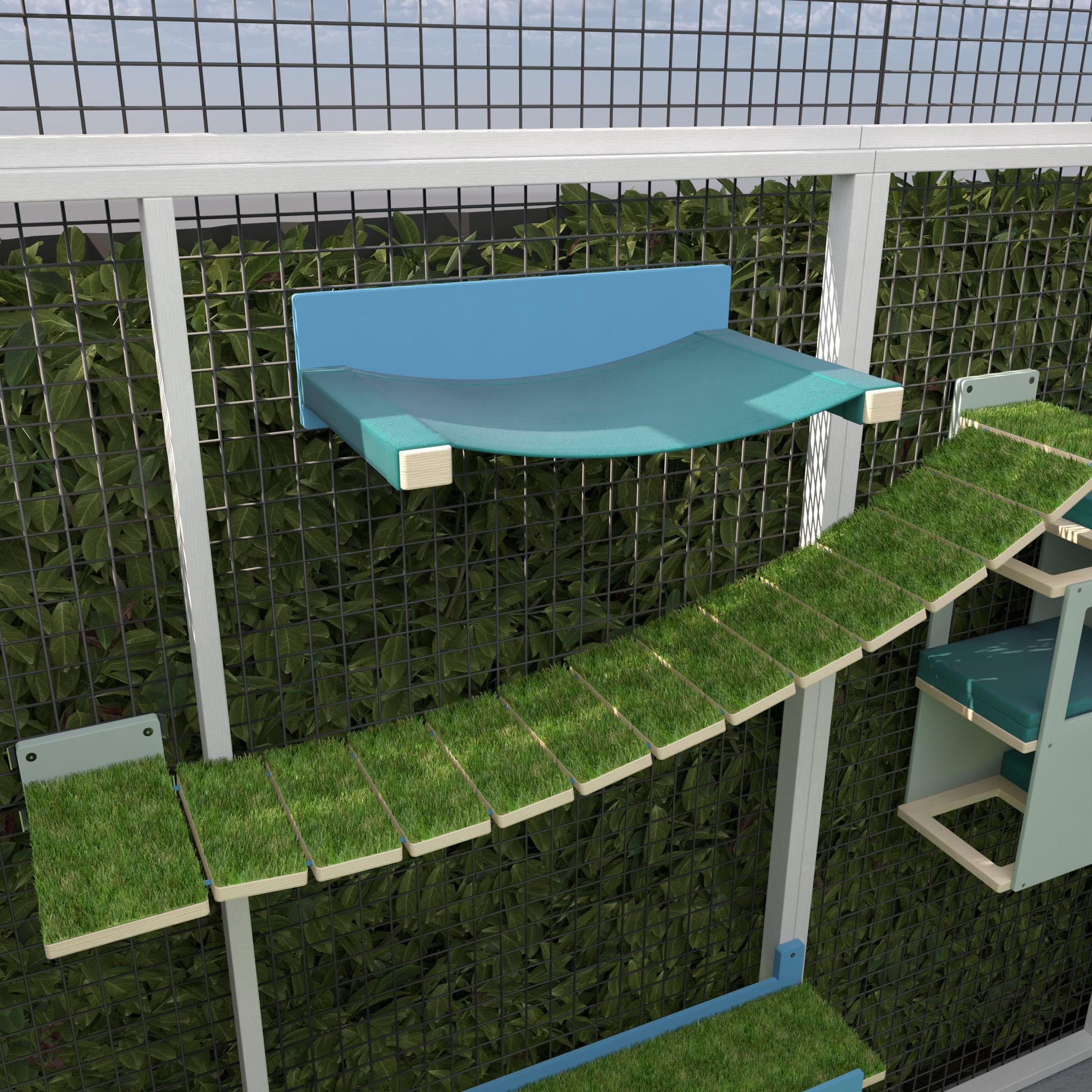 Catio Widebridge, Outdoor Cat Bridge With Wide Slats (solo - Solo Mount ...