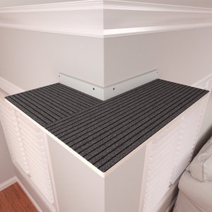 Wally Wraparound, Cat Wrap Around Corner Wall Mounted Shelf, Outside ...