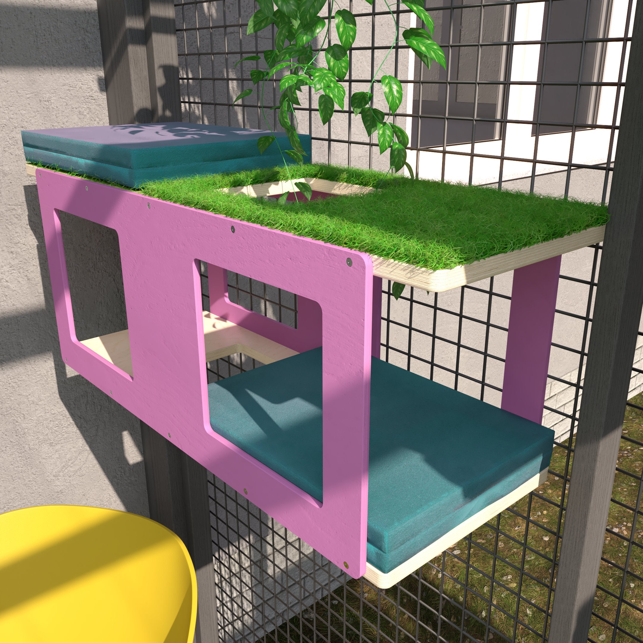 Catio Bigcat Tunnel - Outdoor Cat House - Etsy