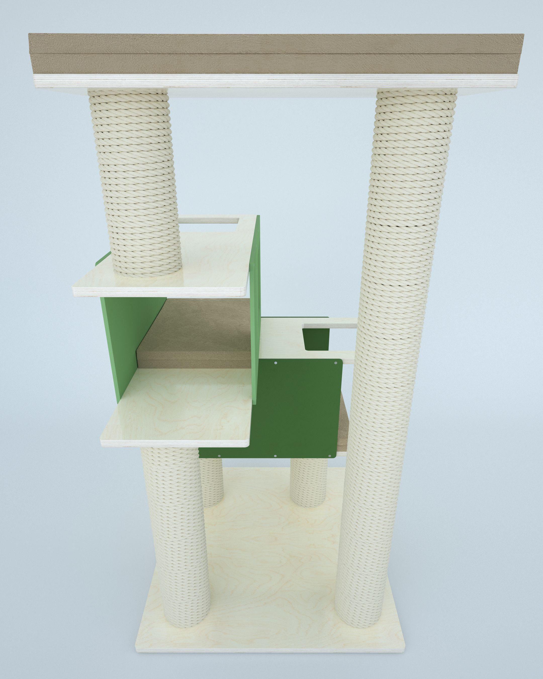 Floory Bastion - Cat Tree for Chonks or Larger Cats, Cat Scratcher, Cat ...