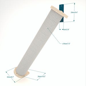 Catio Chonk Scratching Post Angle - Outdoor Large Cat Leaning / Angled ...