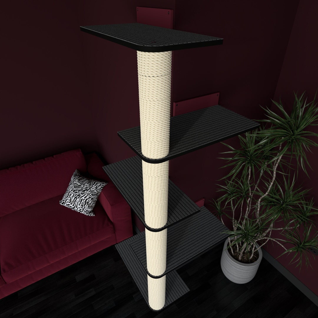Wally Cornerpost - 4 Segments - Cat Scratching Pole, Cat Post, Cat ...