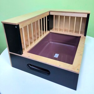 Nibbler Combo Corner 2in1, Bunny Rabbit Hay Feeder With Built in Litter ...