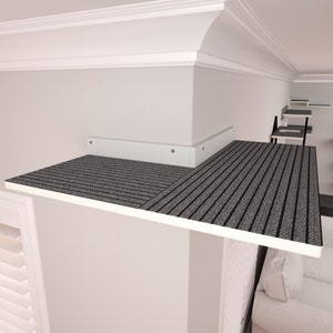 Wally Wraparound, Cat Wrap Around Corner Wall Mounted Shelf, Outside ...