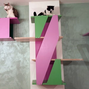 Big Cat Sharp Stacker, Cat Shelf, Cat Floating Shelf, Wall Mounted Cat ...
