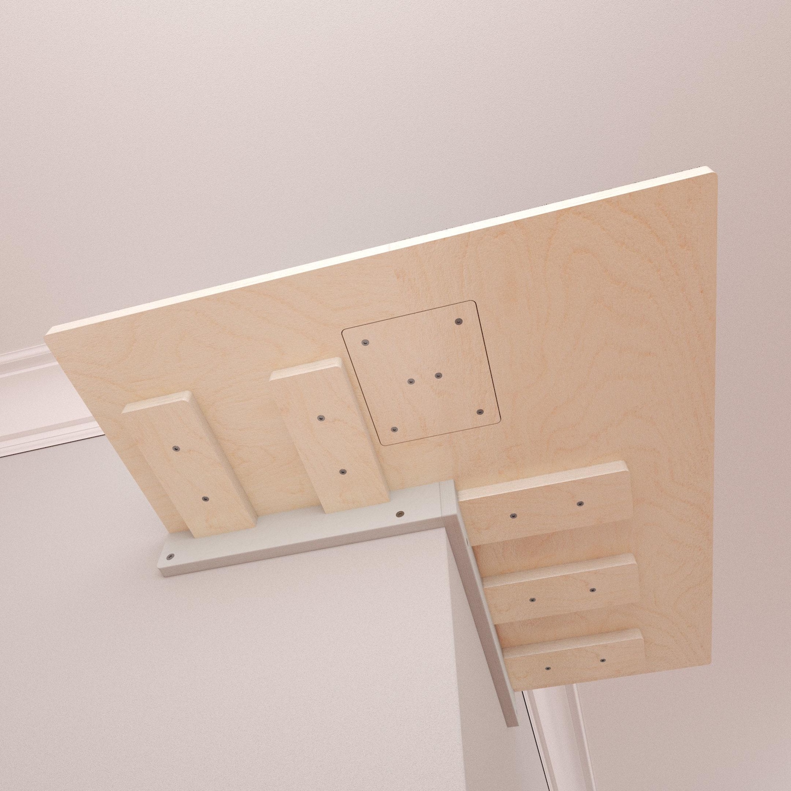 Wally Wraparound, Cat Wrap Around Corner Wall Mounted Shelf, Outside ...