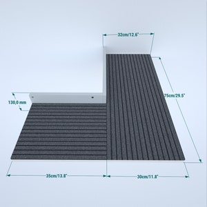 Wally Wraparound, Cat Wrap Around Corner Wall Mounted Shelf, Outside ...