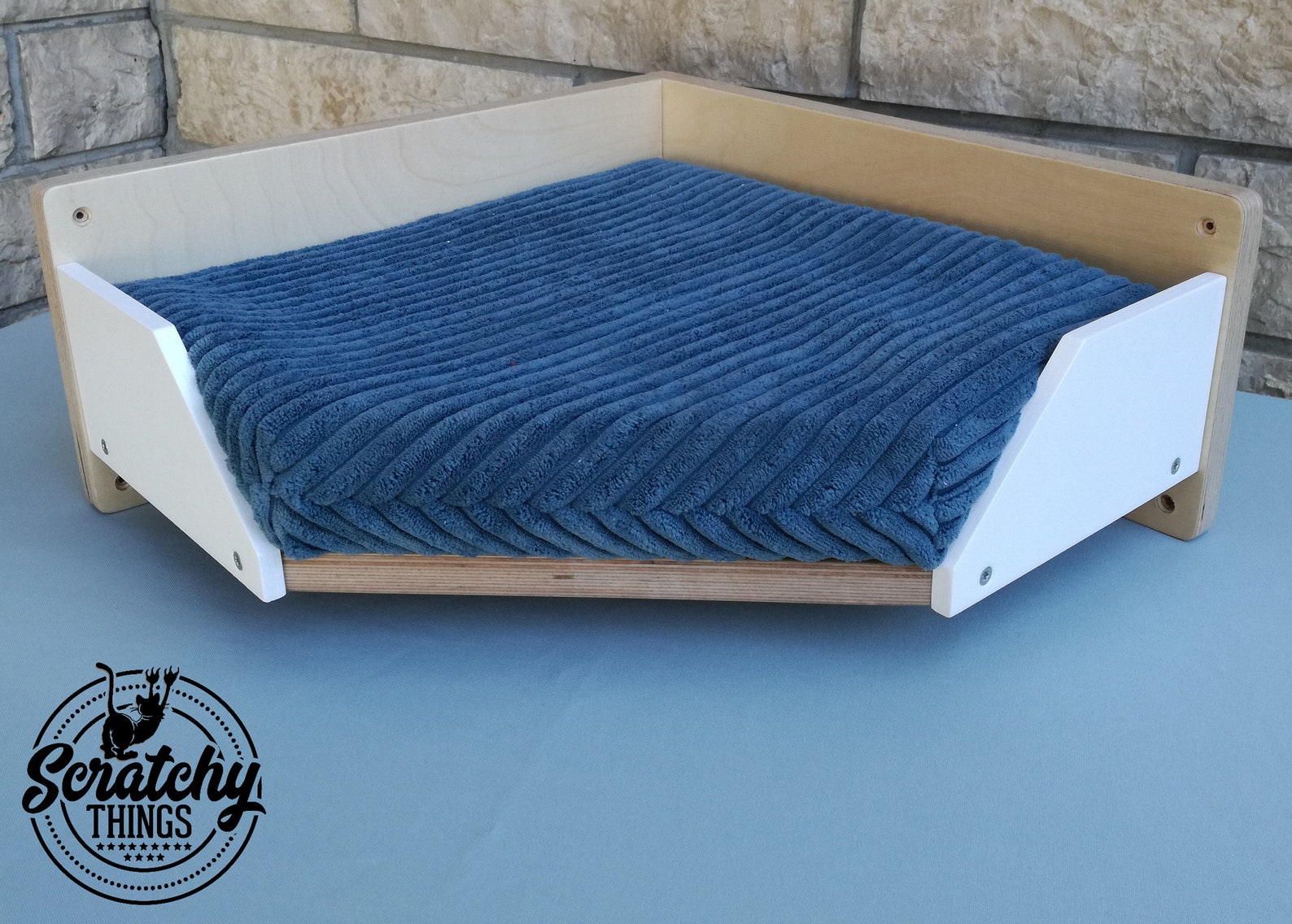 Wally Corner Plus Wall Mounted Cat Corner Shelf With a - Etsy