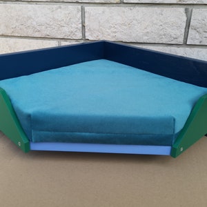 Wally Corner Plus, Wall Mounted Cat Corner Shelf With a Bed Cushion - Etsy
