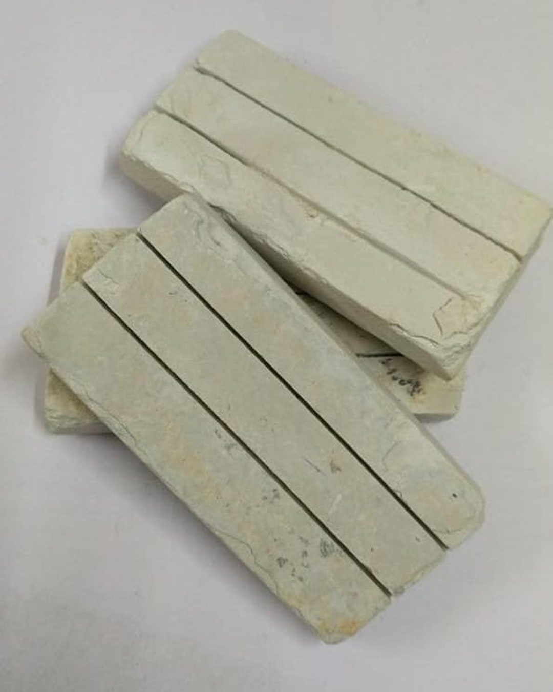 Edible Thick White Grooved Slate Block - Etsy
