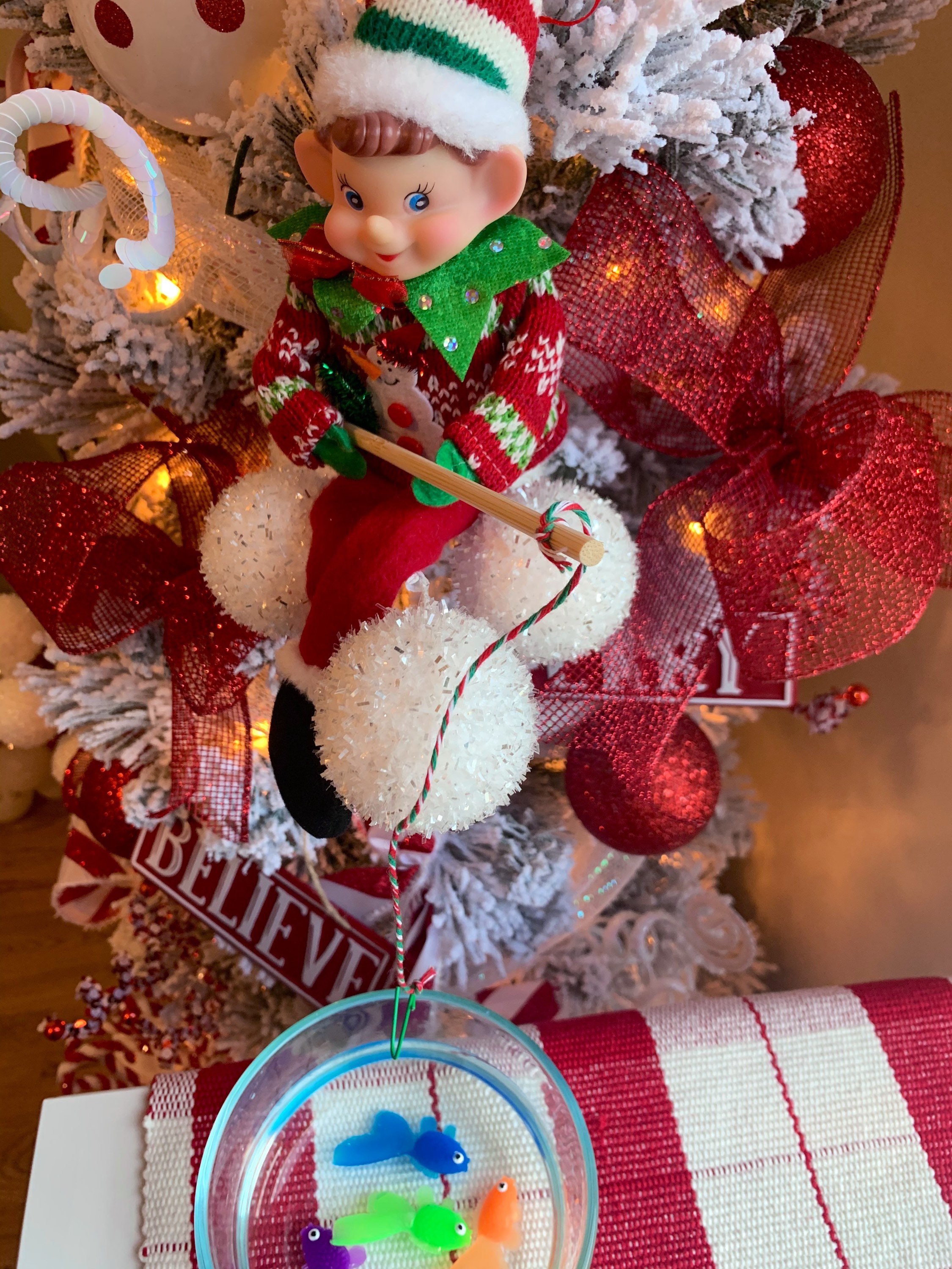 Gone Fishing Individual Day Elf Prop Last Minute Easy Elf - Etsy