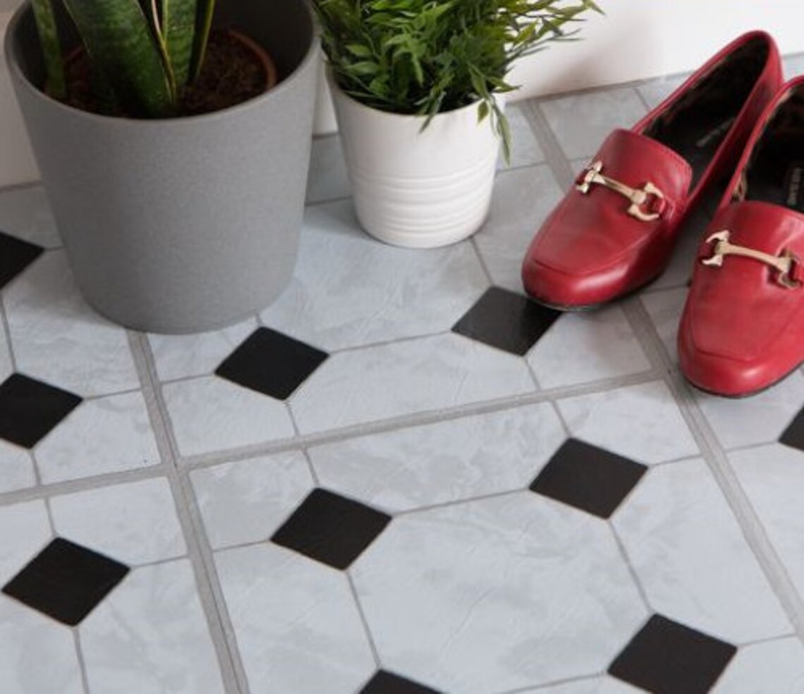 D-C Fix-floor Marble Style Self-adhesive Vinyl Floor Tiles | Etsy