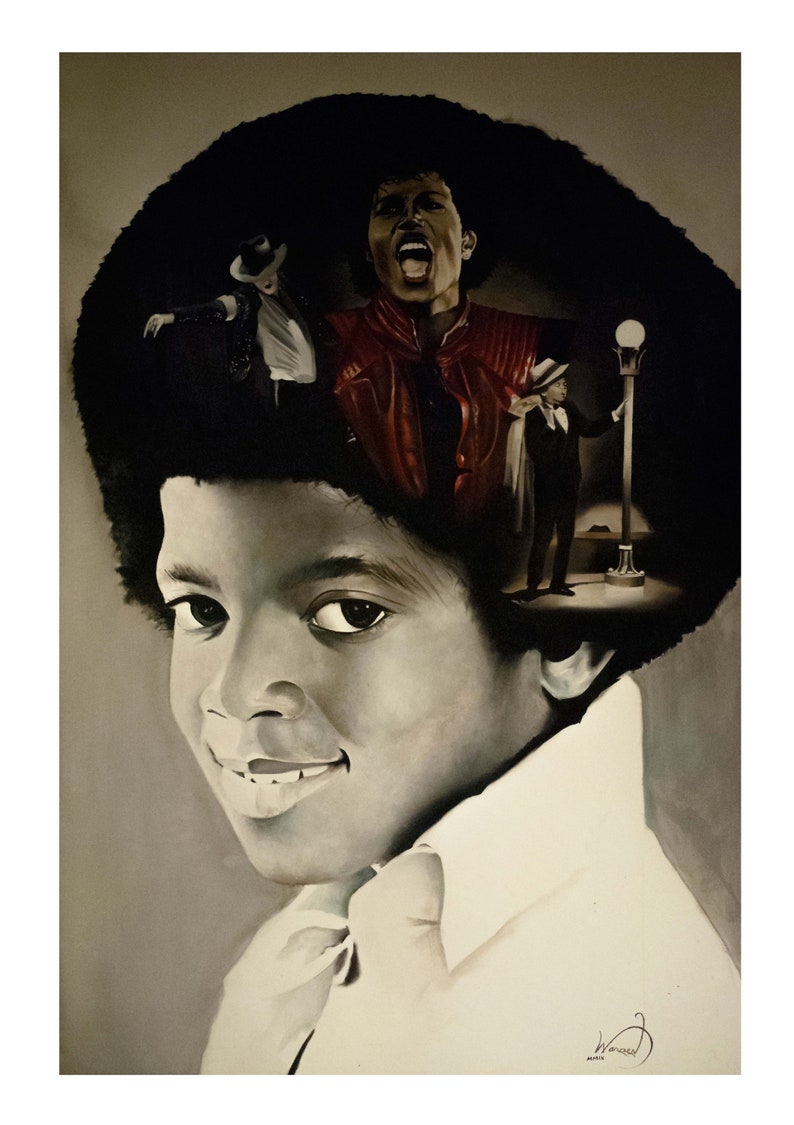Michael Jackson Print 34x24 | Etsy