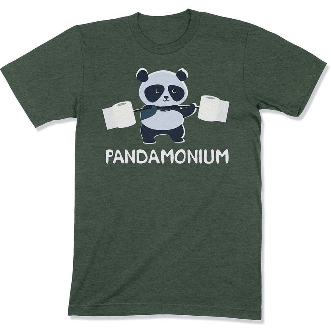 Quarantine Funny / Panda Shirt / Exercise Shirt / Funny Work Out Shirts ...