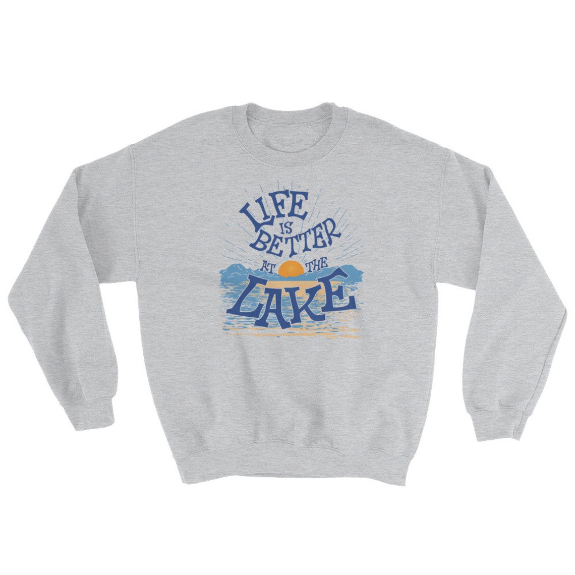 Lake Life Lake Sweatshirt Lake House Decor Lake Clothes - Etsy