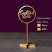 Wooden Table Sign " Cocktail Bar " - Freestanding Table Sign " Cocktail ...