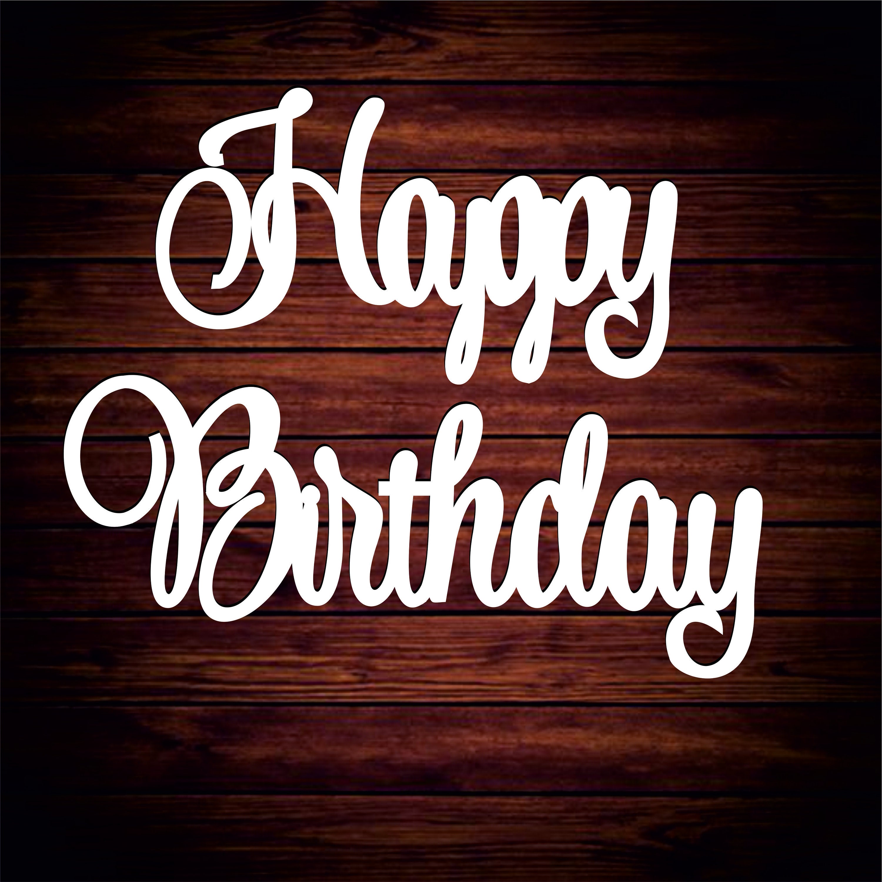 Happy Birthday Signs chair Signs Wood Signs | Etsy