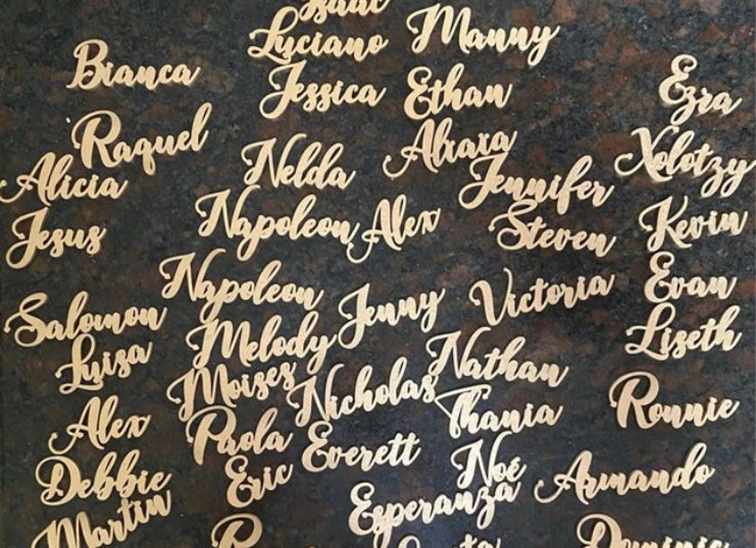 Place Name.gold Place Name.wooden Wedding Place Name.wedding Place ...