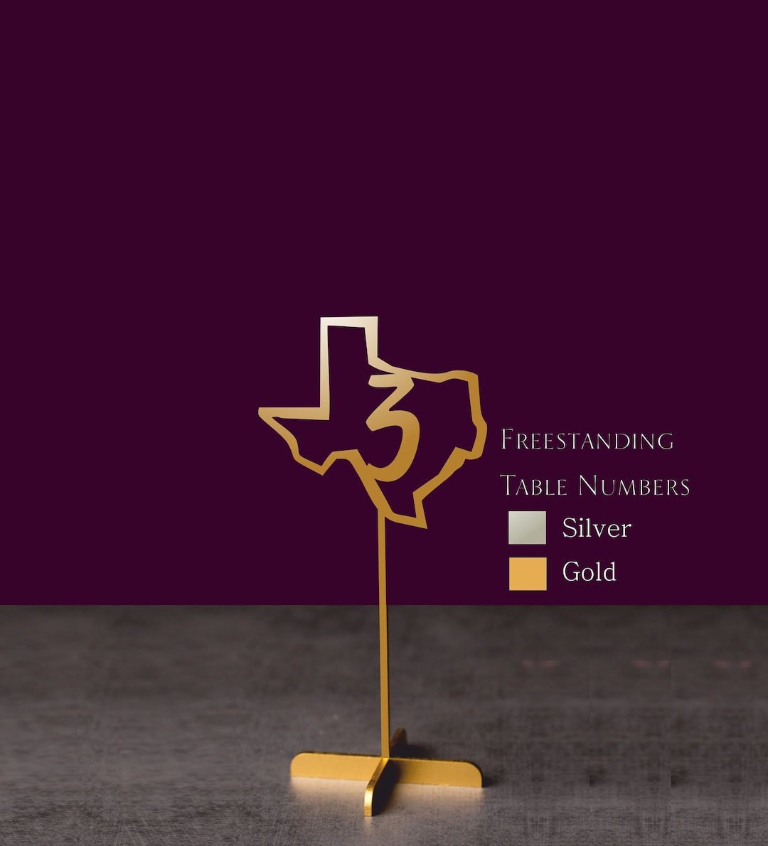 Texas Gold Table Number. Gold Table Numbers.table Numbers .wedding ...